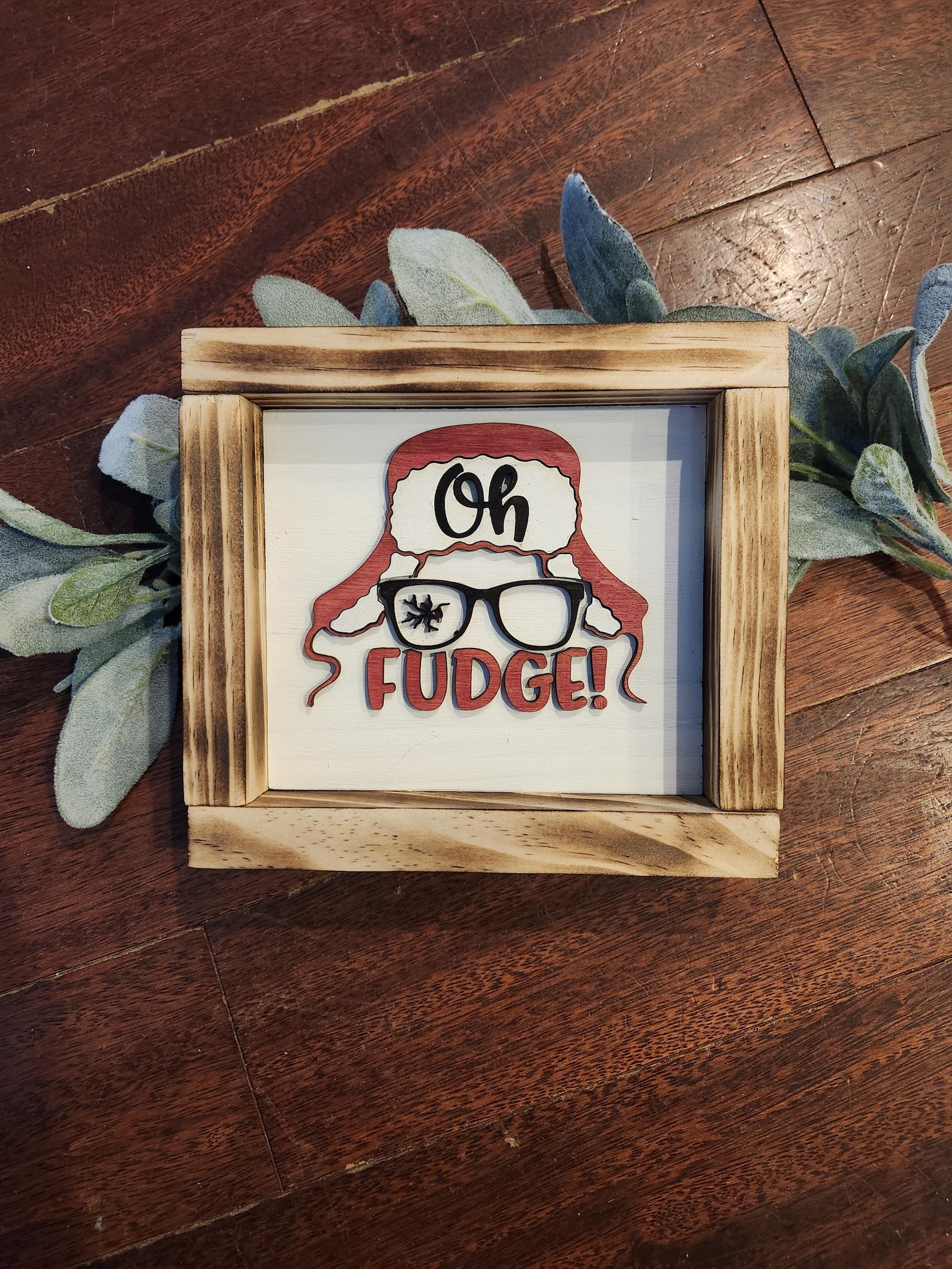 Oh Fudge Sign, A Christmas Story Decor, Home Decor, Wood Sign ...