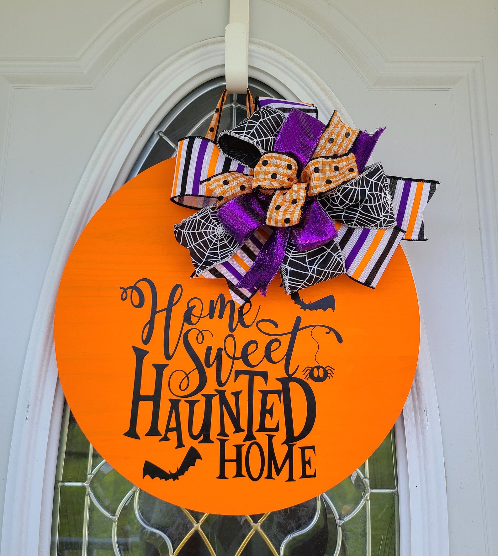 Door hanger Halloween decor Halloween door hanger home | Etsy