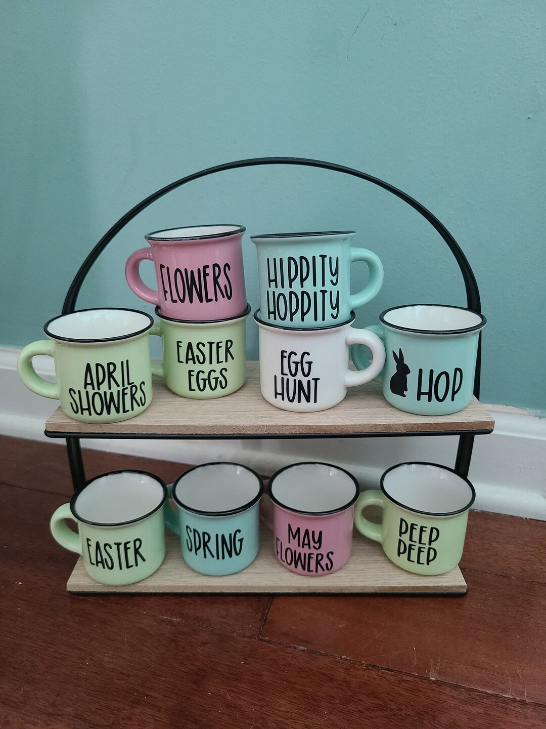 Mini Mugs,personalized Mini Mug,easter Mini Mugs,spring Mini Mugs ...