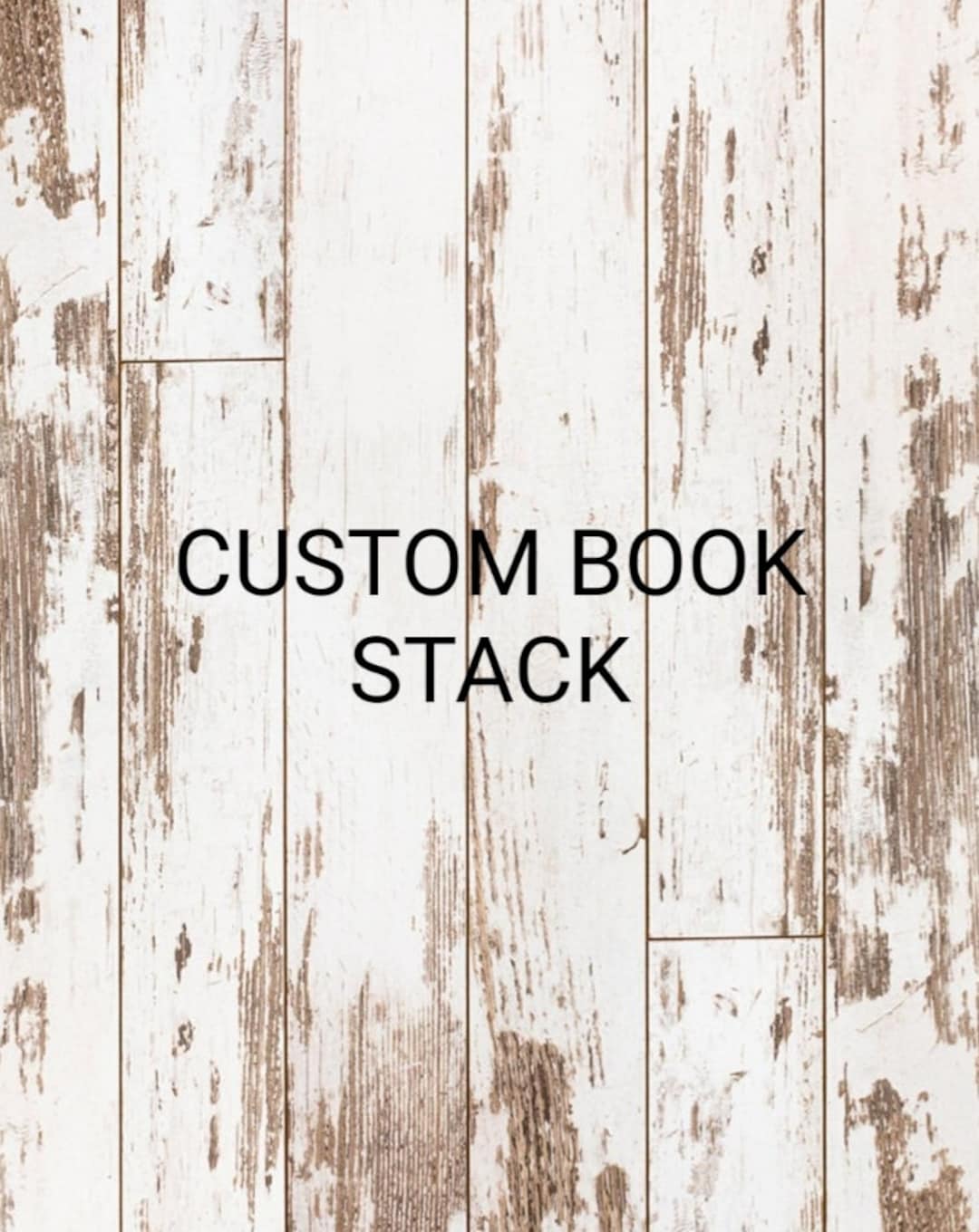 Custom Book Stack, Tiered Tray Decor, Faux Books, Wooden Books, Home ...