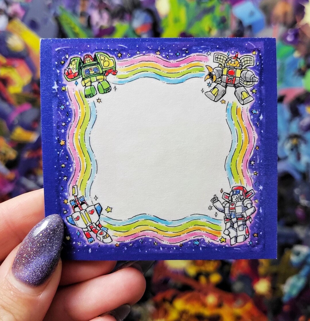 Space Bots Autobots Sticky Notes / Note Pad (B Grade) - Etsy