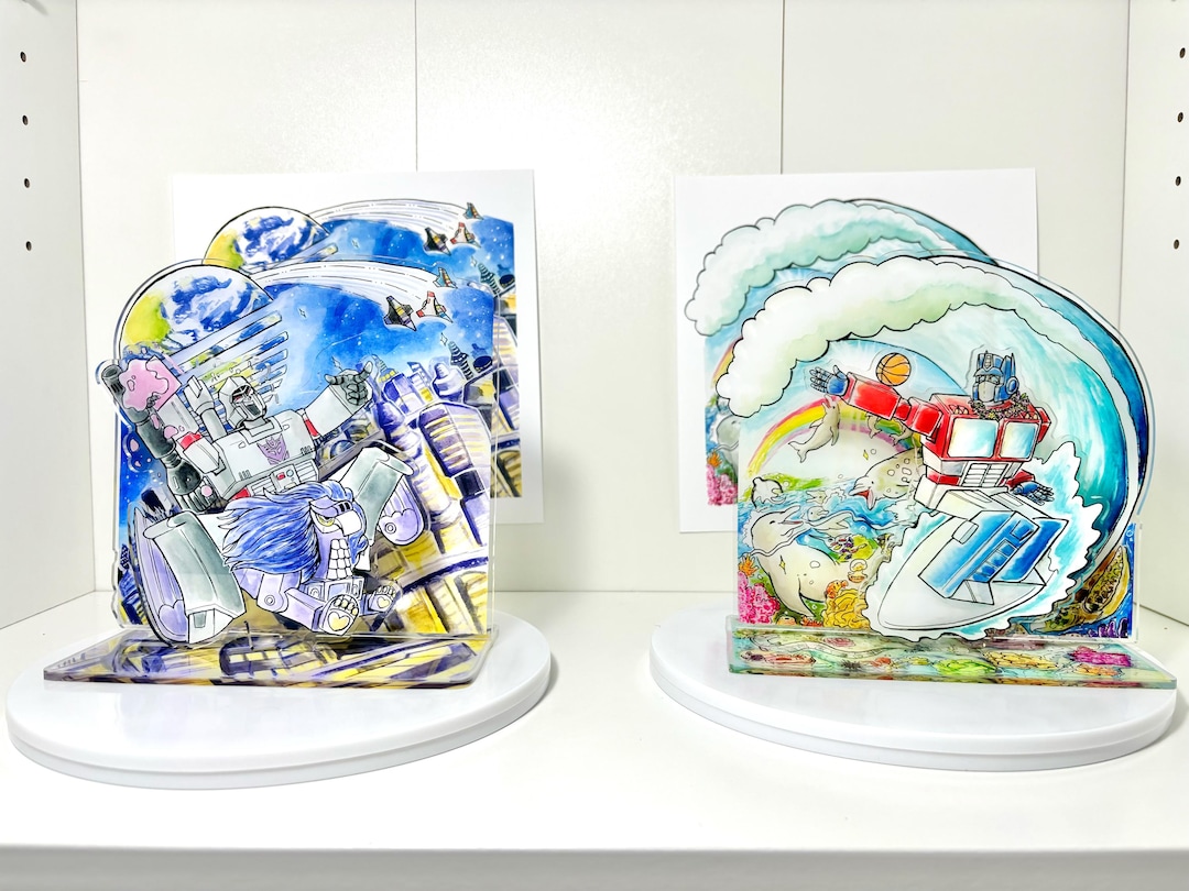 Optimus Prime and Megatron Acrylic Standees - Etsy