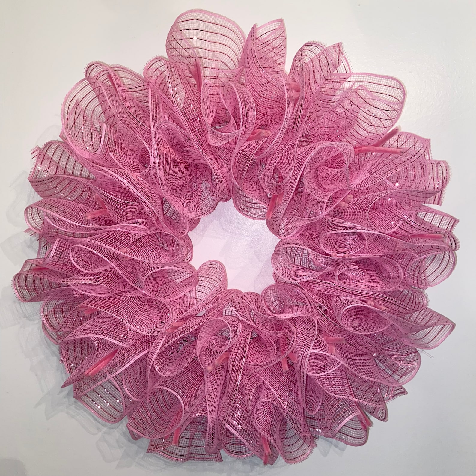 Ruffle Wreath, Front Door Wreath, Year Round Wreath, Wreath Base ...