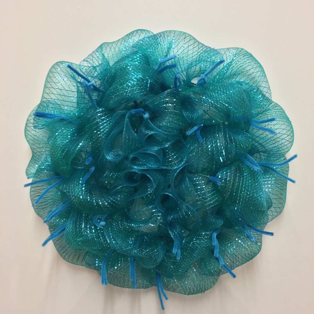Deco Mesh Wreath, Front Door Wreath, Poof Wreath; Wreath Base; Premade ...