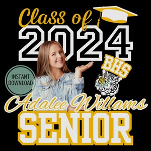Class of 2024, Graduation Template, Canva Template, Graduation Gift ...
