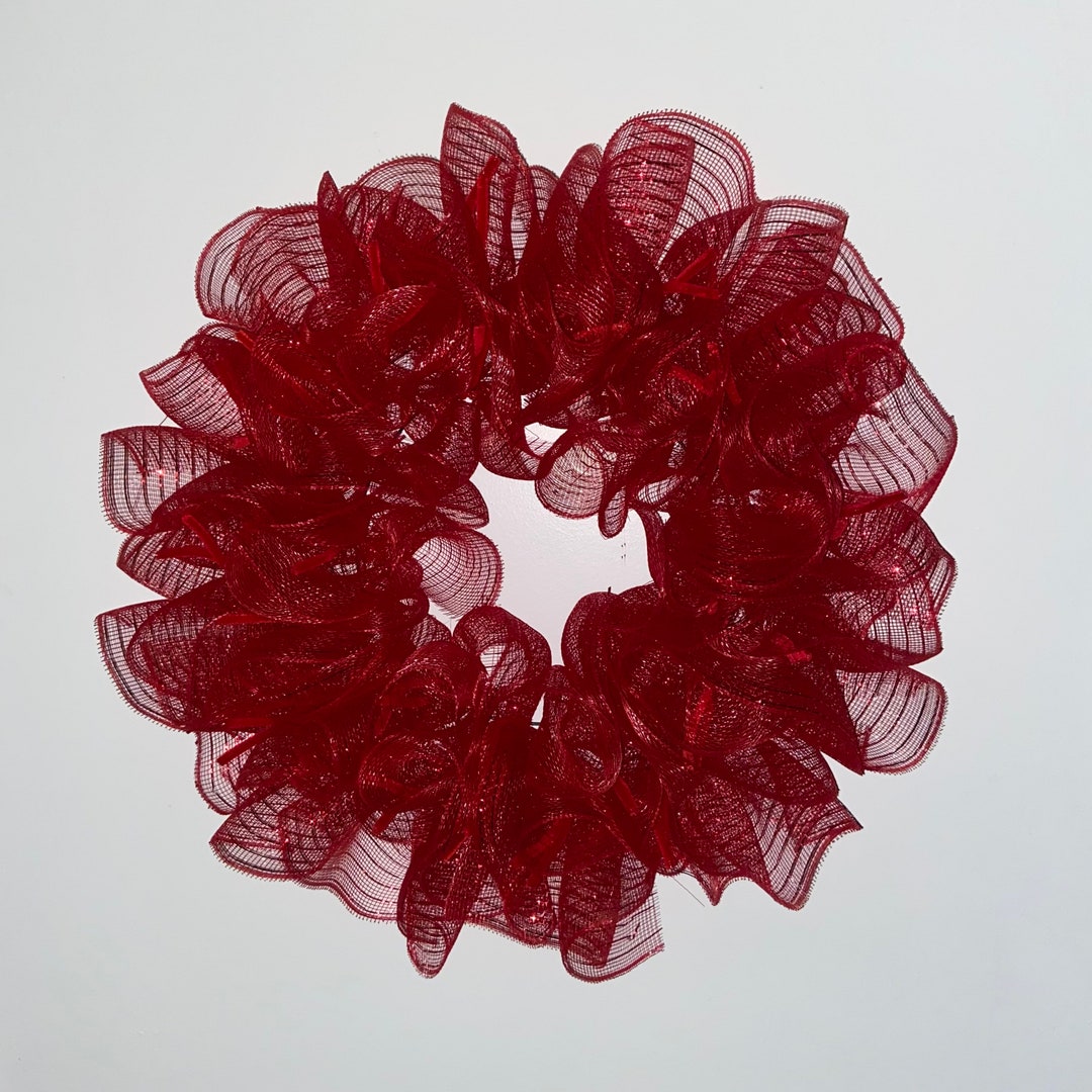 Ruffle Wreath; Front Door Wreath; Year Round Wreath; Wreath Base ...