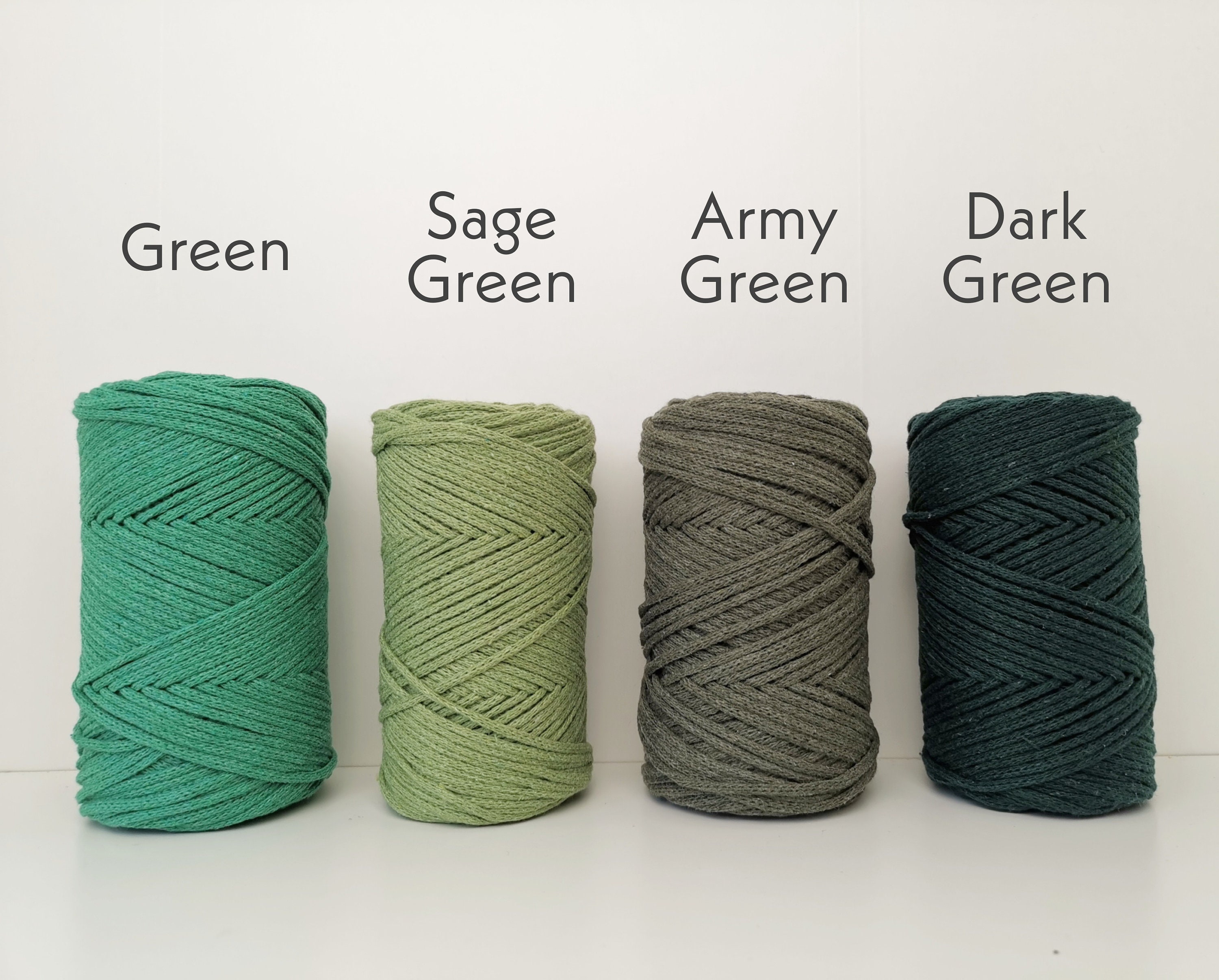 3mm BRAIDED COTTON CORD, Macrame String, Macrame Cotton Cord, Braided ...