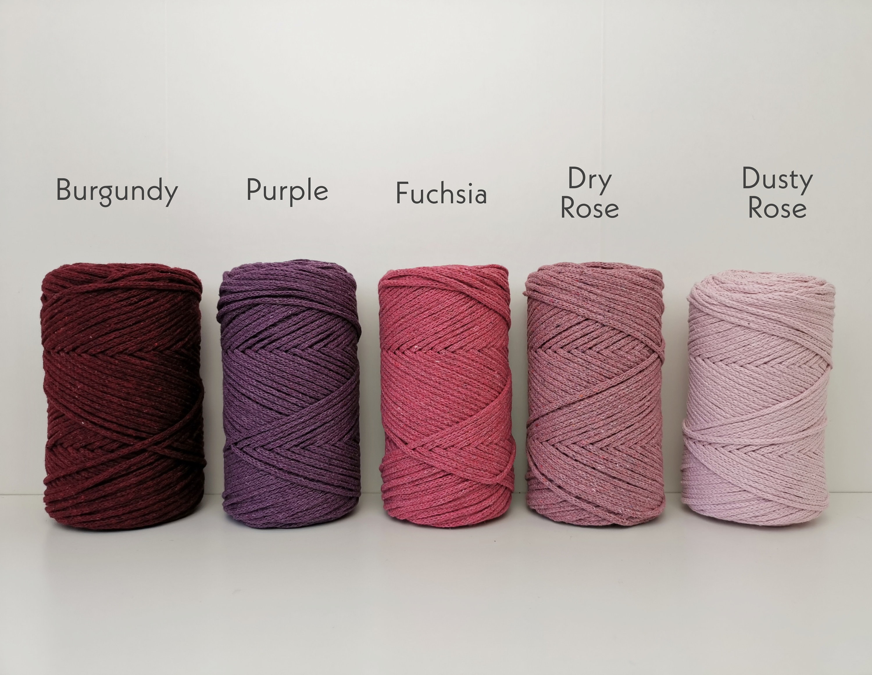 3mm BRAIDED COTTON CORD, Macrame String, Macrame Cotton Cord, Braided ...