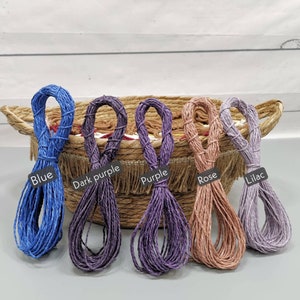 PAPER RAFFIA CORD, Diy Craft Twine, Macrame String, Gift Wrapping Rope ...
