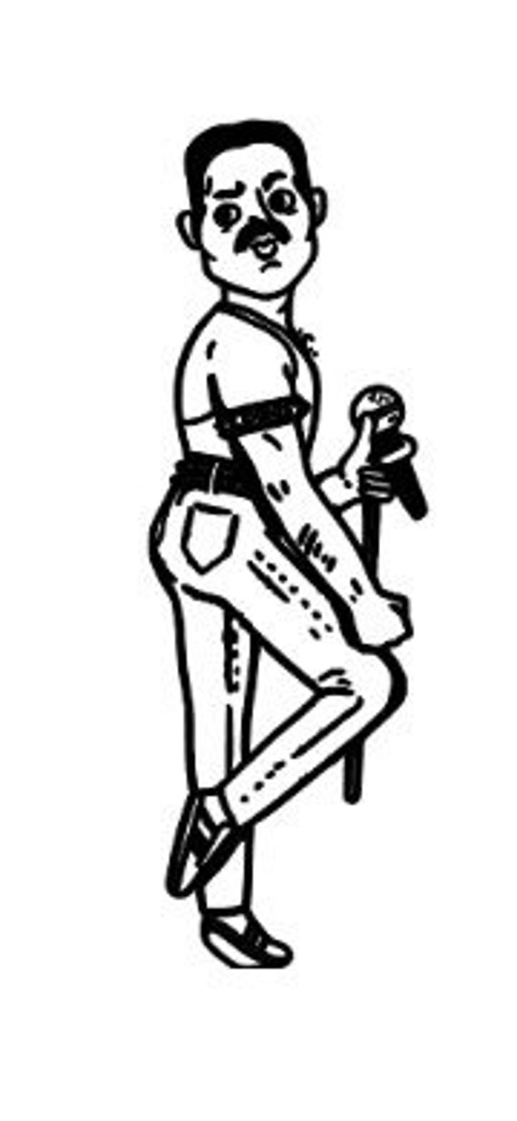 Freddie Vinyl Decal - Etsy