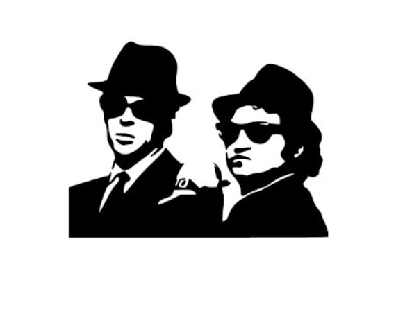 Blues Brothers Vinyl Decal - Etsy