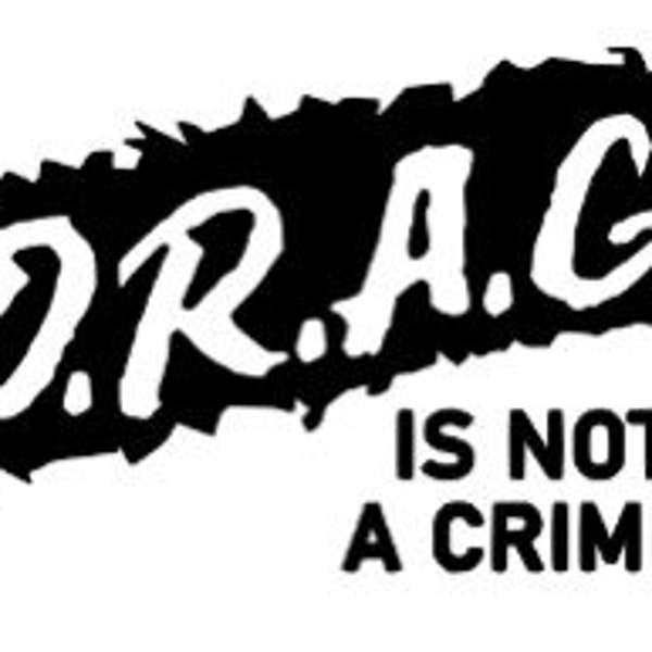 Drag is Not a Crime Decal - Etsy
