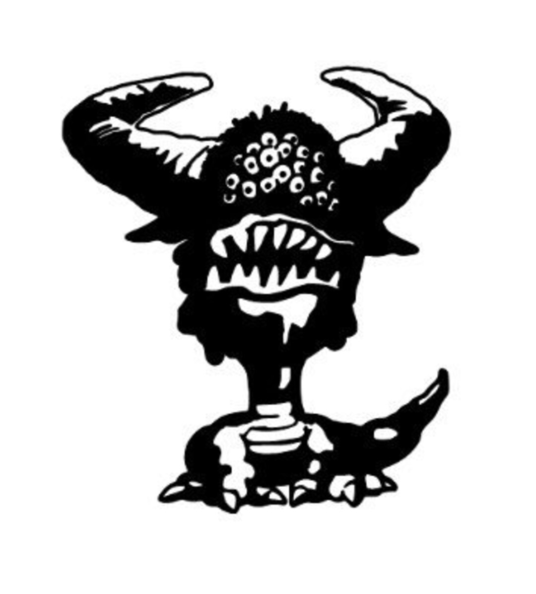 Monster of Aaaaaargghh Vinyl Decal - Etsy