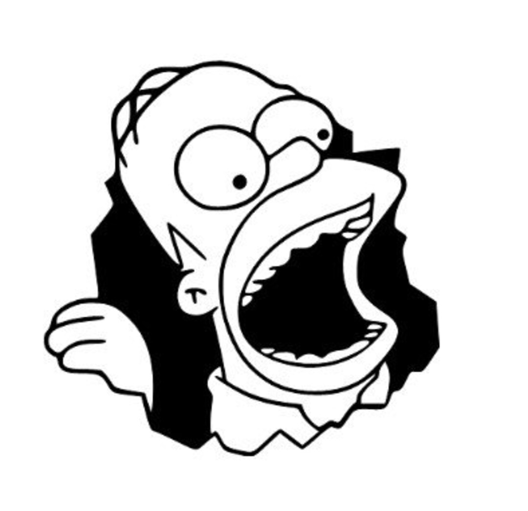 Homer Vinyl Decal - Etsy