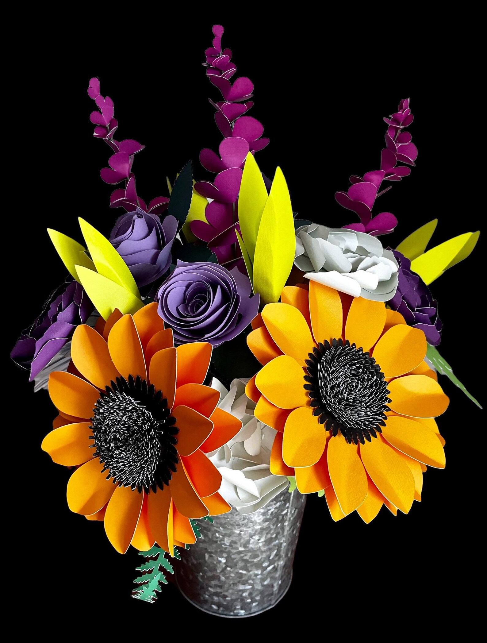 Summer Theme Paper Flower Bouquet - Etsy