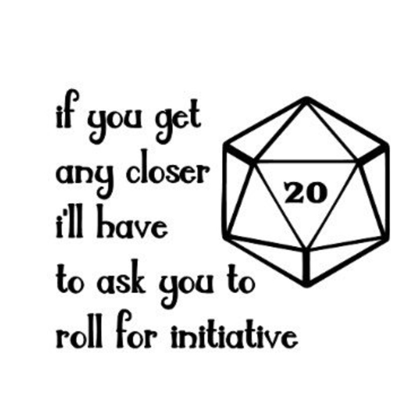 Roll for Initiative - Etsy