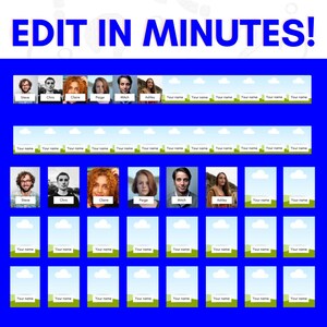 Guess Who 2.0 editable personalizado - ¿Adivina quién imprimible ...