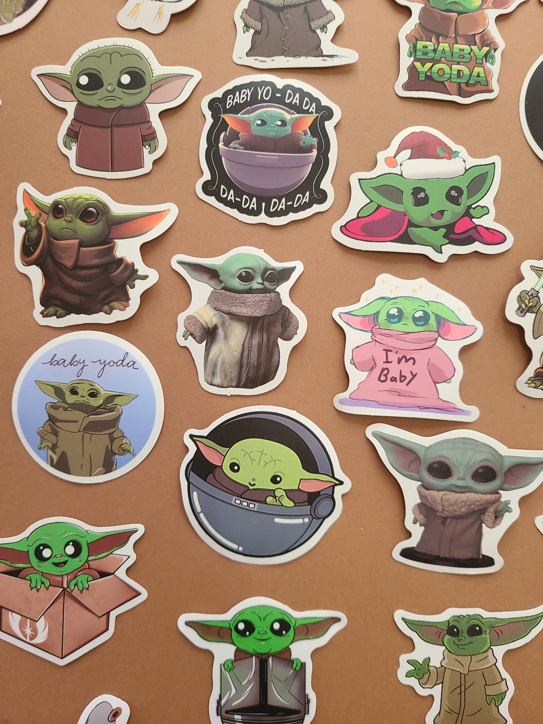 50 Baby Yoda Stickers the Mandalorian Grogu Star Wars Pedro - Etsy