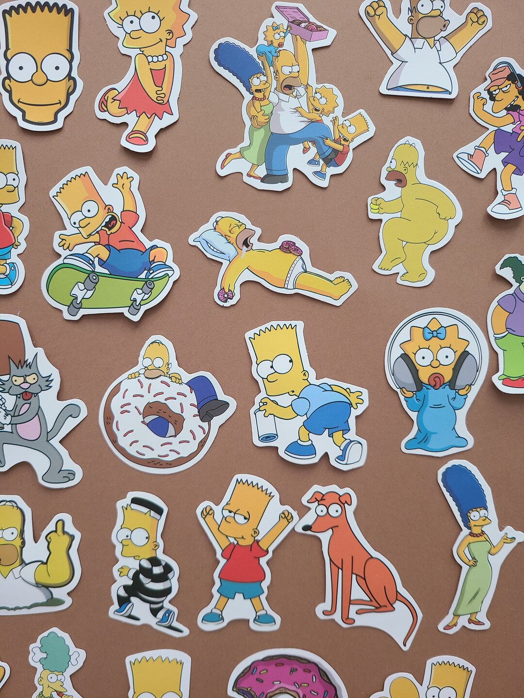50 Simpsons Stickers Homer Bart Lisa Matt Groening Vinyl/waterproof ...