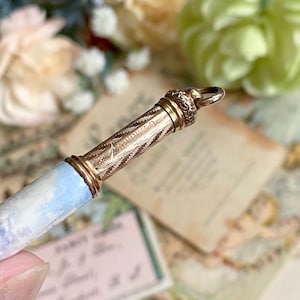 Rare Victorian Telescopic Pencil, FAIRCHILD, Gold Enamel Swiss, Antique ...