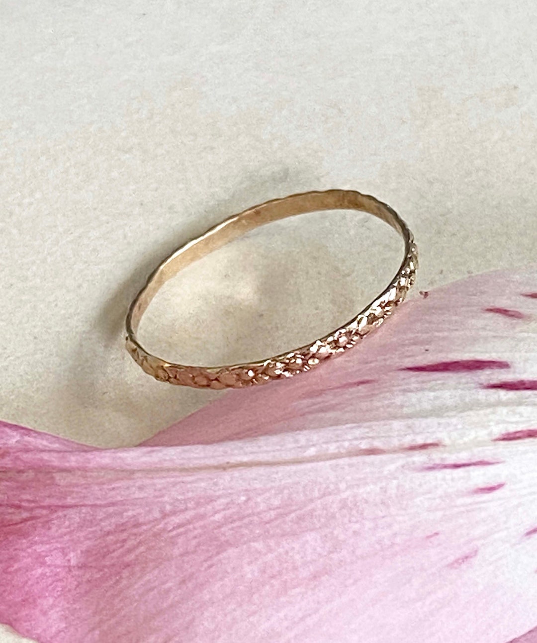VICTORIAN Gold Baby Ring, 10K Gold, Orange Blossom, Otsby Barton, OB ...