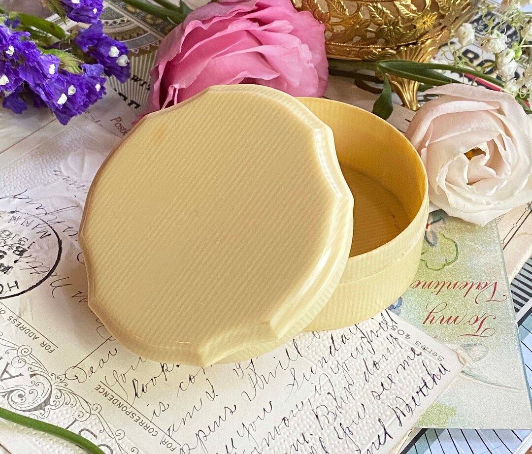Antique 1920s Du Barry Cosmetics Box, Early Plastic, Celluloid Pyralin ...