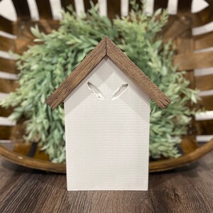 House Shaped Wooden Sign - Mini Home Name Sign - Farmhouse Decor ...