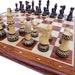Combo Wooden Chess Set |parker Burnt Series Luxury Chess Pieces ...