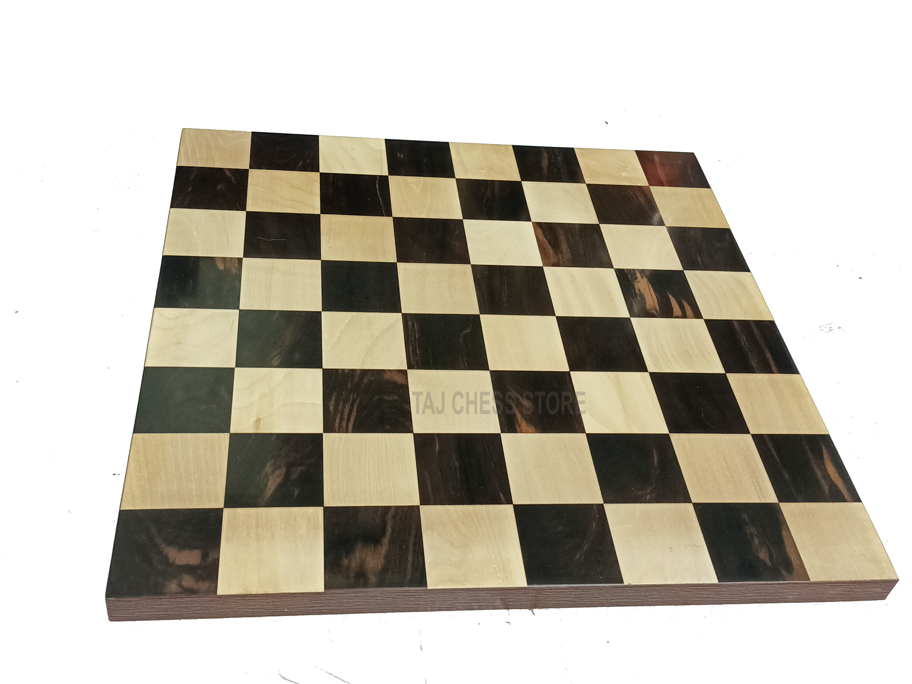 Borderless Ebony Wood End Grain Chess Board | 50 MM Square | Minimalist ...