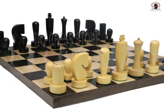 Minimalist Chess Set Mid Century Berliner Series Chess | Etsy