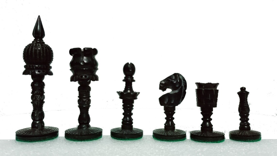 Camel Bone Luxury English Series Chess Pieces Only | Hand Carved Camel ...