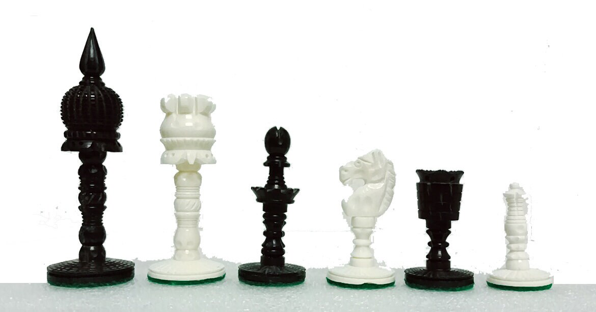 Camel Bone Luxury English Series Chess Pieces Only | Hand Carved Camel ...