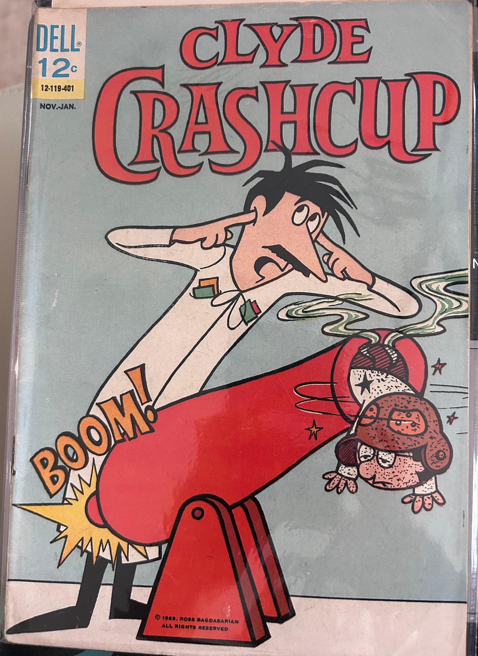 Vintage Dell Comic "clyde Crashcup" Nov Jan 1963 No. 2 - Etsy