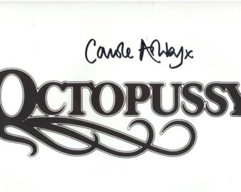 JB57 - James Bond Girl Carole Ashby Autographed Photo From Octopussy ...