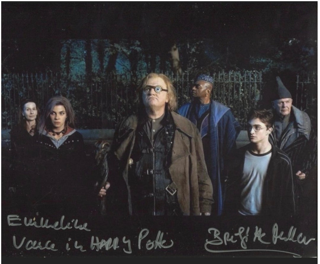 Signed Photo From "harry Potter" Actor Brigitte Millar - 8x10 - Etsy
