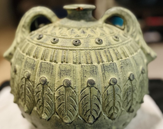 Asian Style Terracotta Pottery Decorative Vase - Etsy