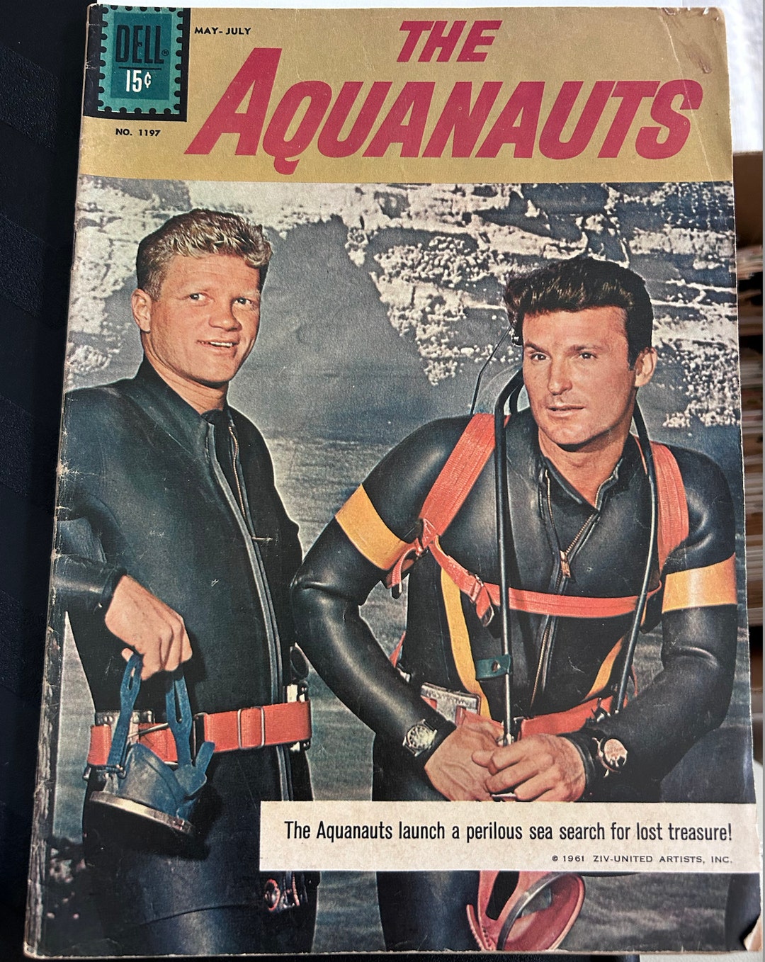 Vintage Comic "the Aquanauts" May - July No. 1197 Dell Comics - Etsy