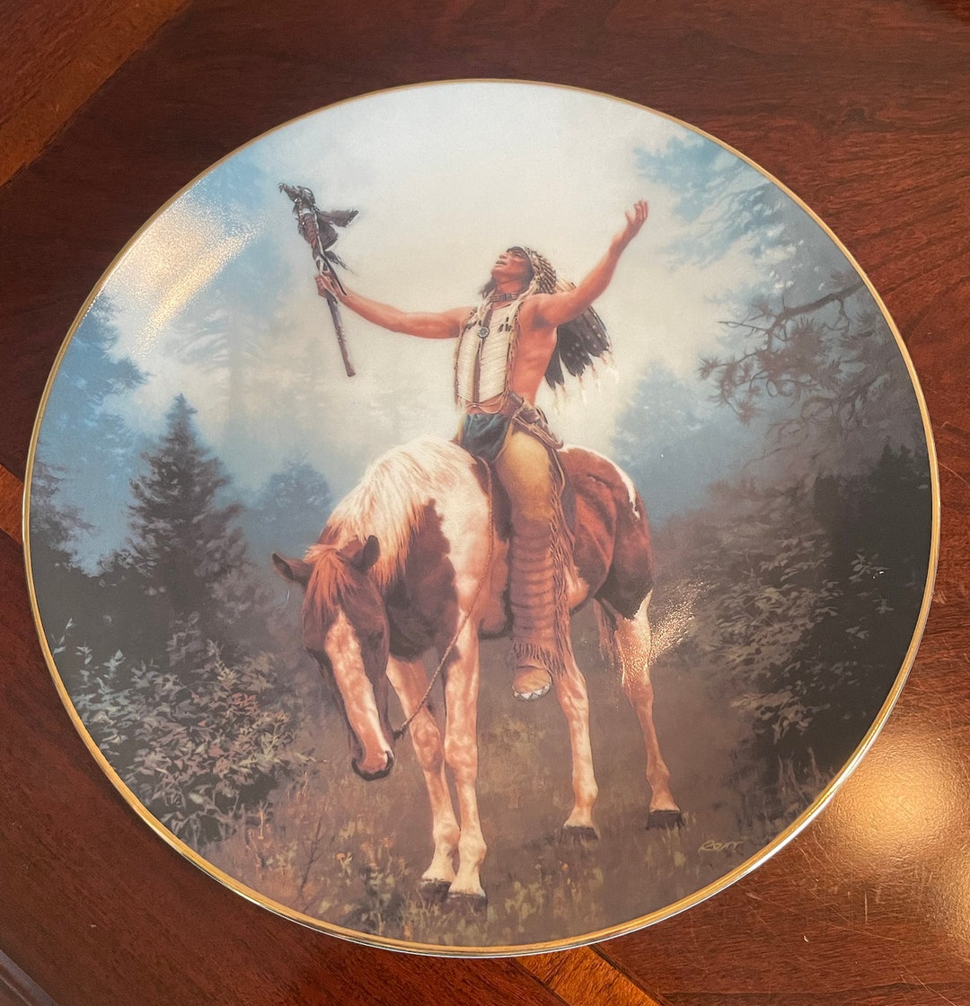 Hamilton Collections Mystic Warriors Plate Series Deliverance Limited ...