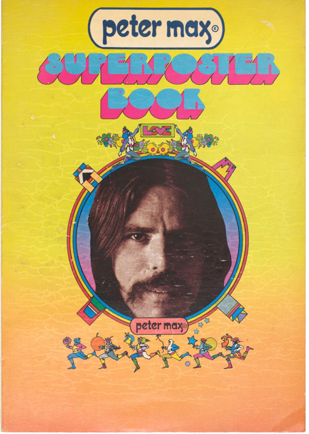 PETER MAX Superposter Book - Collection of Art Posters Intact W/fold ...