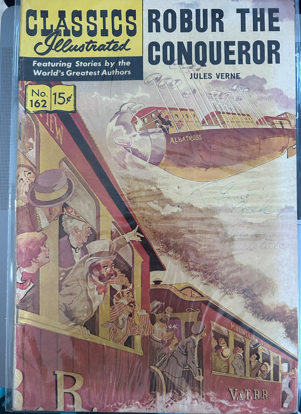 Vintage Classics Illustrated (gilberton) "robur the Conqueror" No. 162 - Etsy