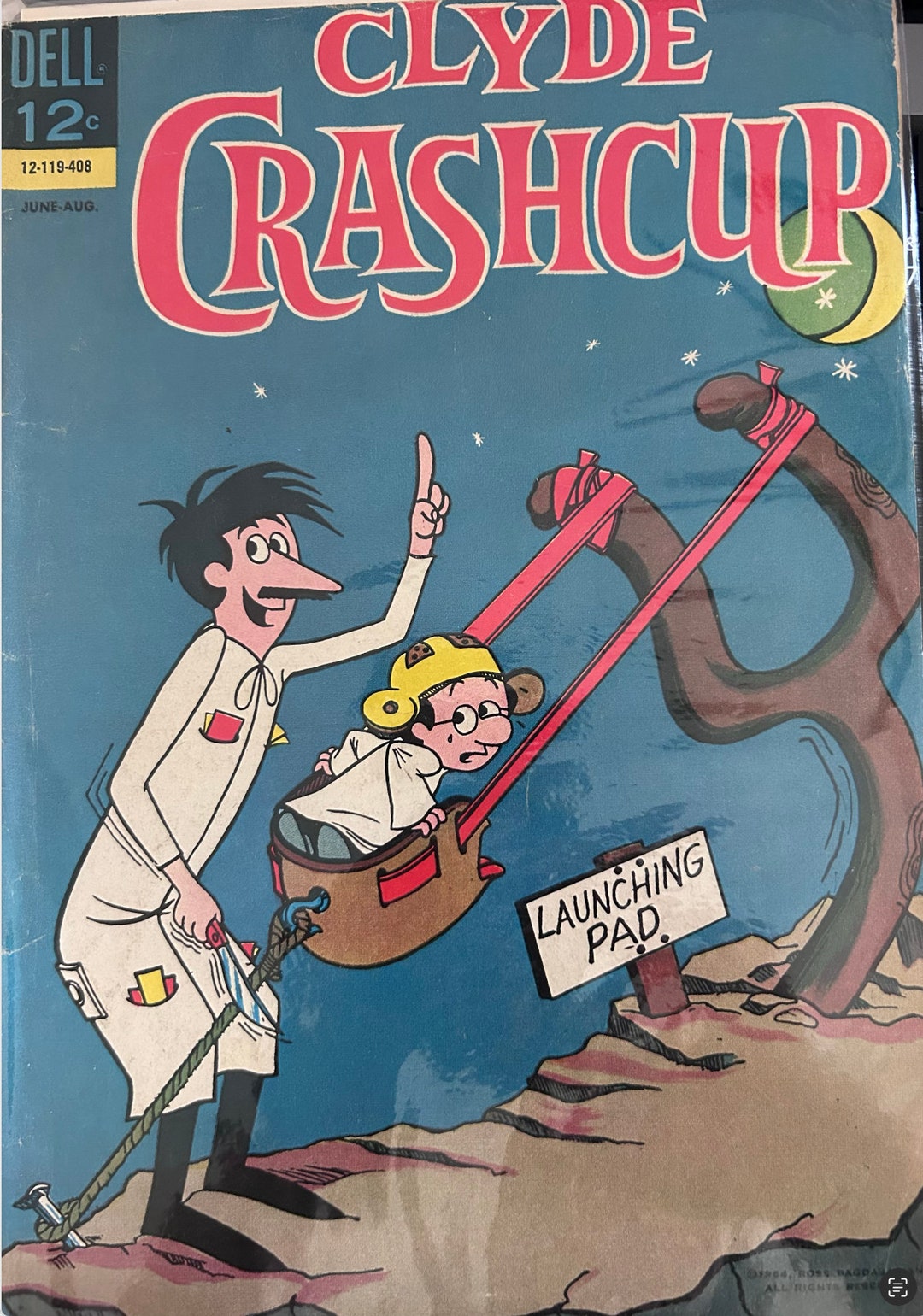 Vintage Dell Comic "clyde Crashcup" June Aug 1964 No. 4 - Etsy