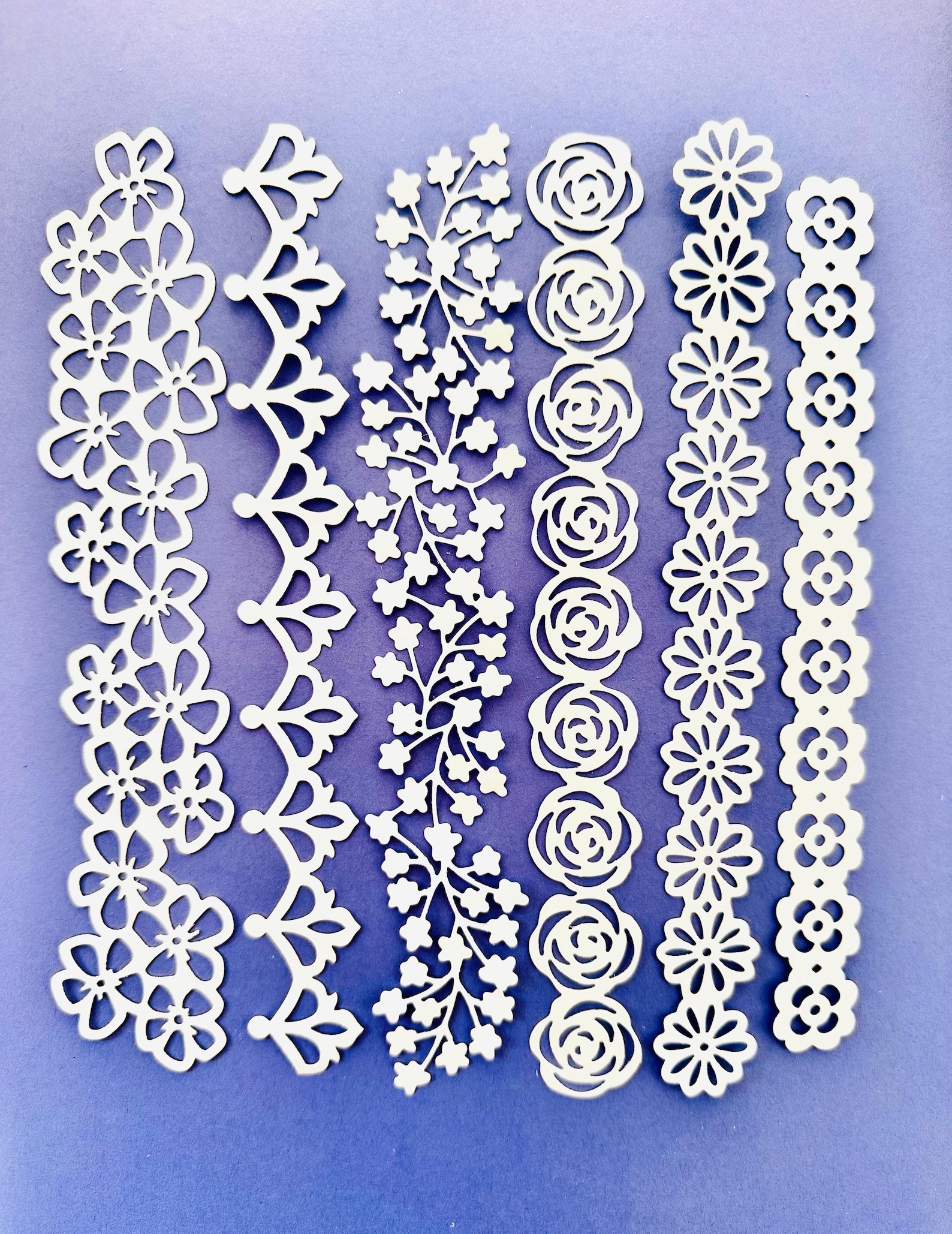 Die Cut Borders Lacy Borders Floral Borders Rose Borders Card Borders ...