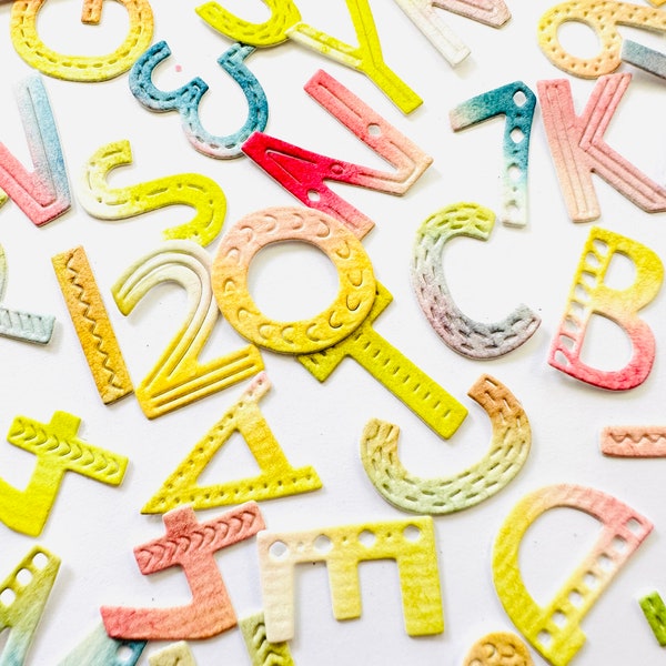 Alphabet Die Cut - Etsy