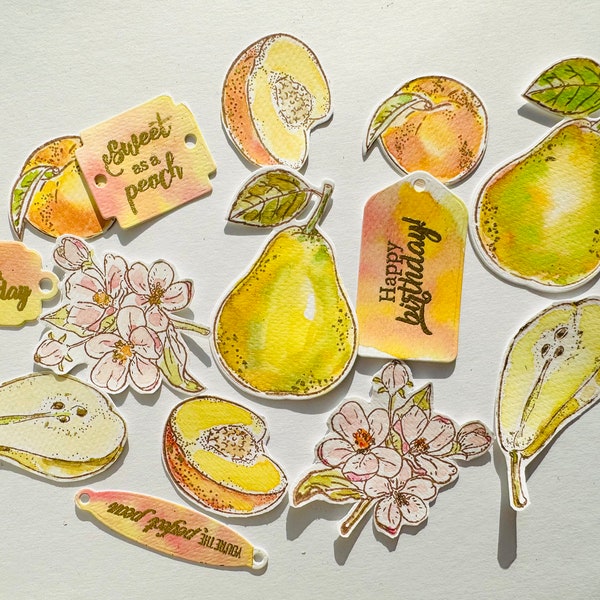 Painted Pears - Etsy