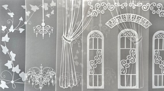 Vellum Paper 200 Gsm Set of 4 Matching Themed Patterned - Etsy