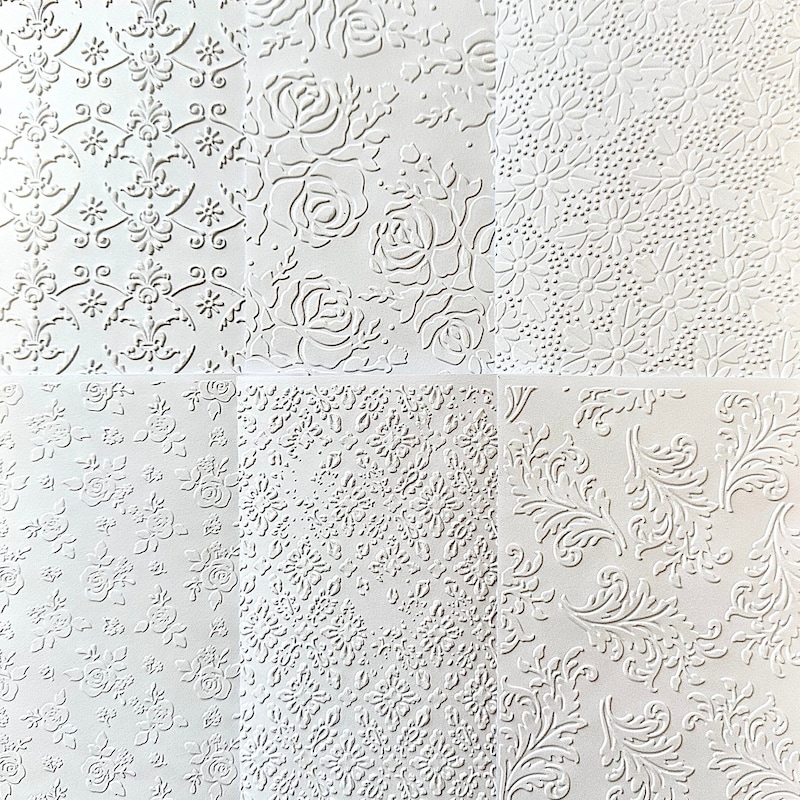 Embossed Wallpaper - Etsy