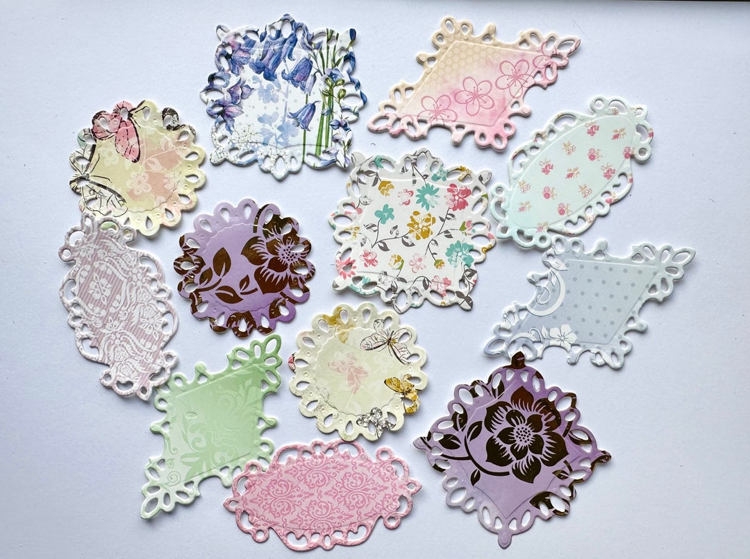 Die Cut Frames Die Cut Card Toppers Floral Frames Square Frames Round ...