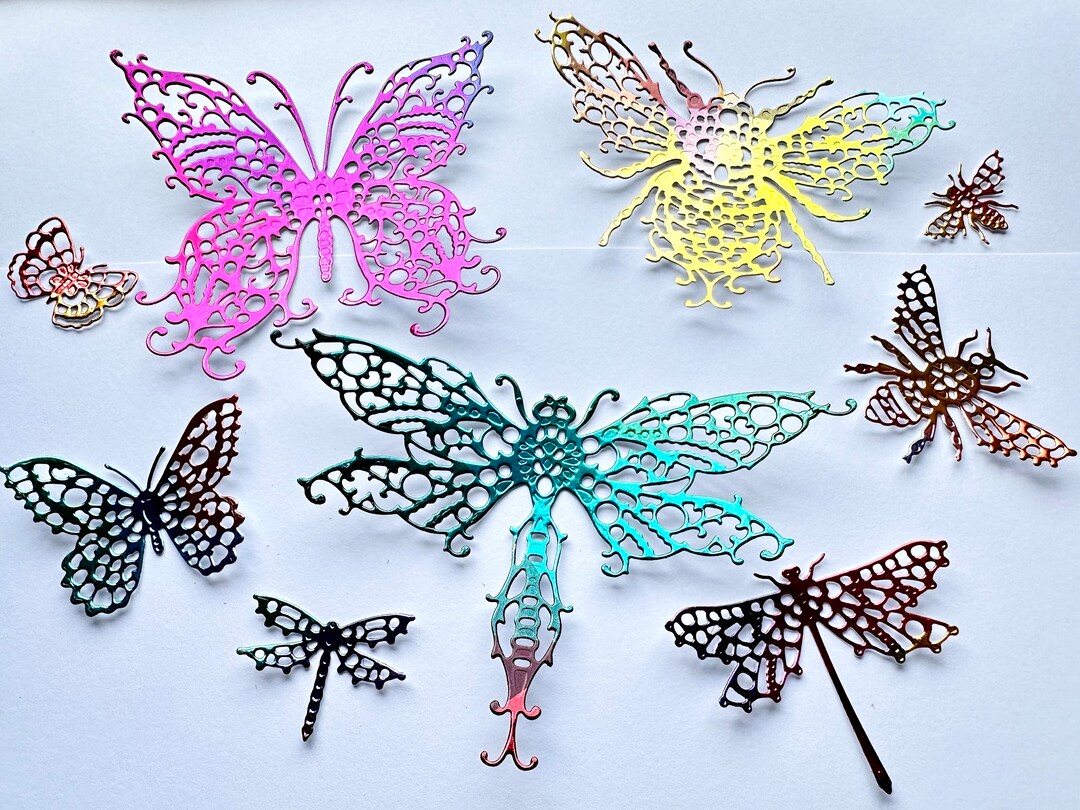 Die Cut Insects Magical Insects Die Cut Butterflies Die Cut Dragonflies ...