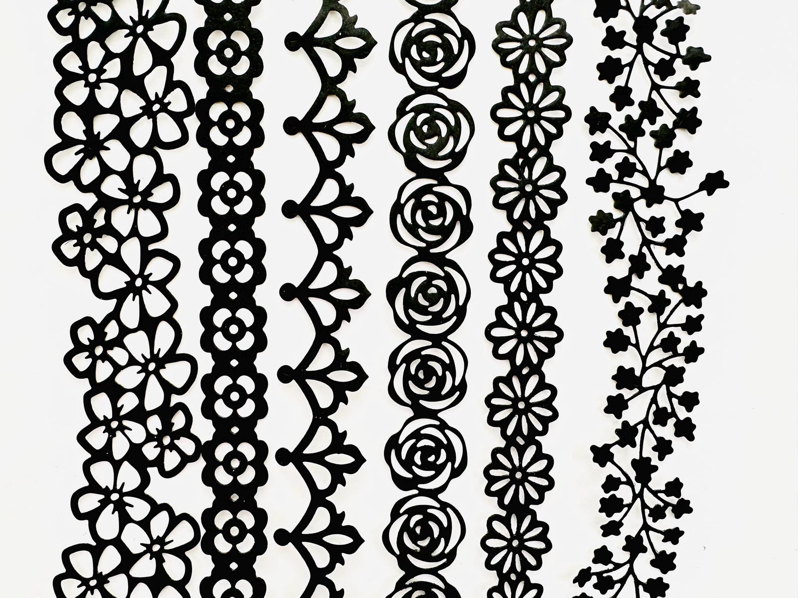 Die Cut Borders Lacy Borders Floral Borders Rose Borders Card Borders ...