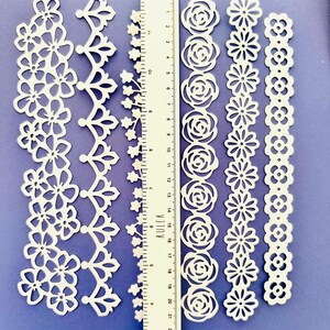 Die Cut Borders | Lacy Borders | Floral Borders | Rose Borders | Card ...